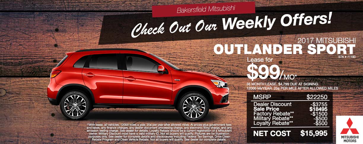 New Mitsubishi and Used Cars | Bakersfield Mitsubishi