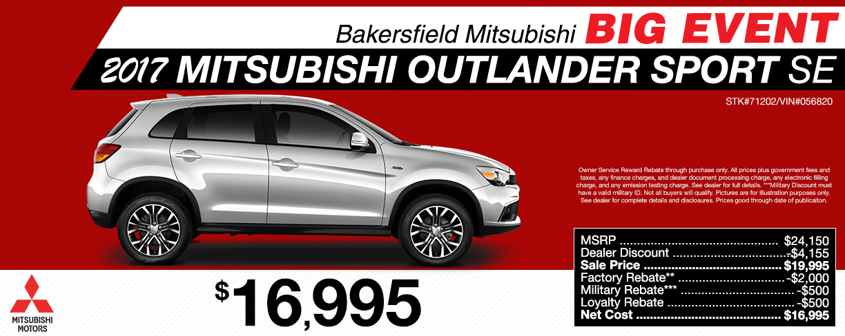 New Mitsubishi and Used Cars | Bakersfield Mitsubishi