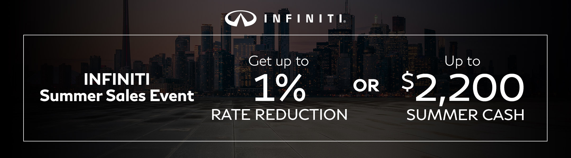 INFINITI Downtown - Toronto, ON.